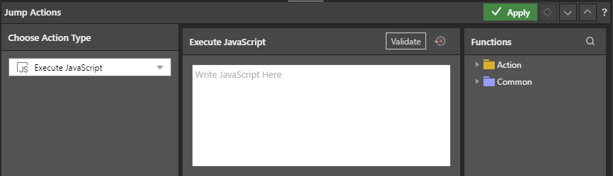 Execute JavaScript